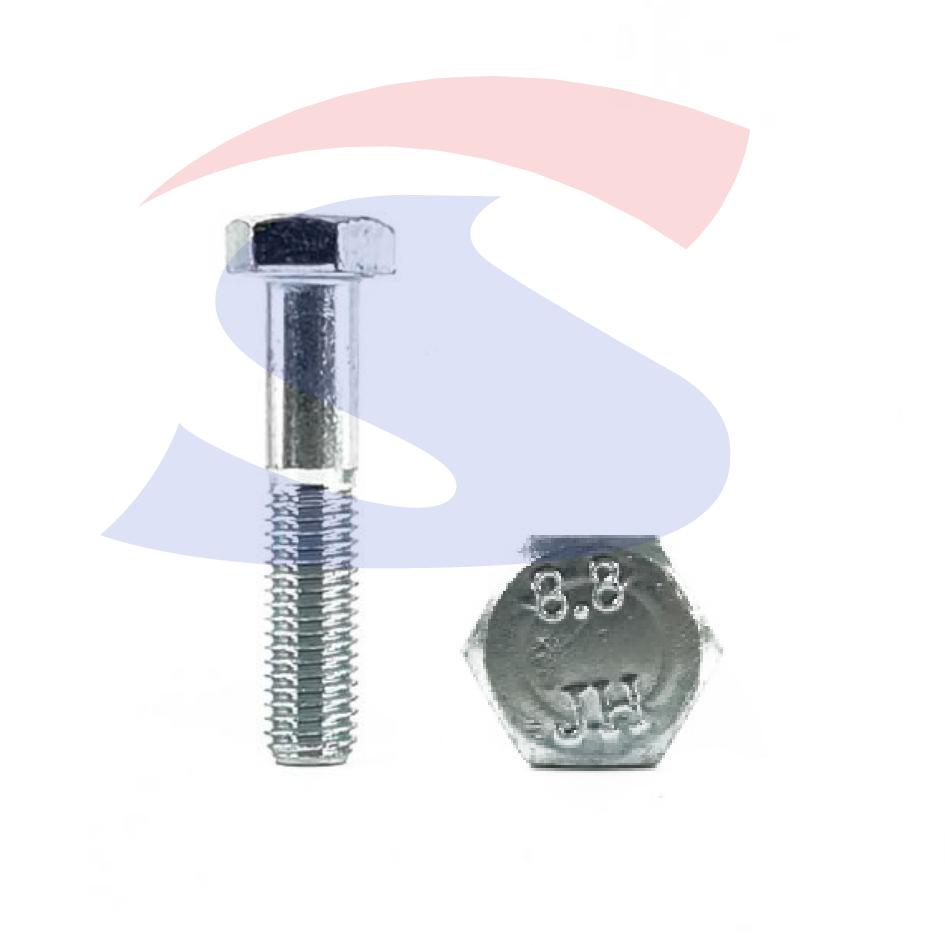 Vite TE 8.8 Parzialmente Filettata Zincata 12X90 mm - VITI ...