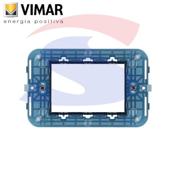 Supporto Vimar 3 moduli con viti serie "Eikon" - VIMAR 21613 - Spagnuolo S.R.L.